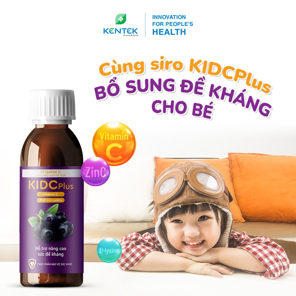 KID C PLUS CHO TRẺ PHÁT TRIỂN TOÀN DIỆN - KENTEK PHARMA JSC