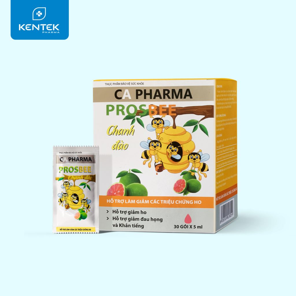SIRO HO THẢO DƯỢC PROSBEE ONG MẬT (Dạng chai) - KENTEK PHARMA JSC