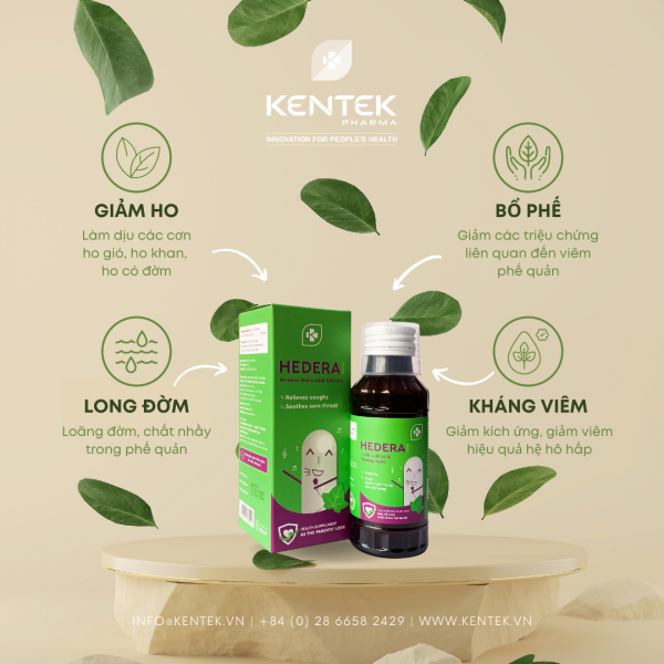 Lưu trữ siro ho hedera - KENTEK PHARMA JSC